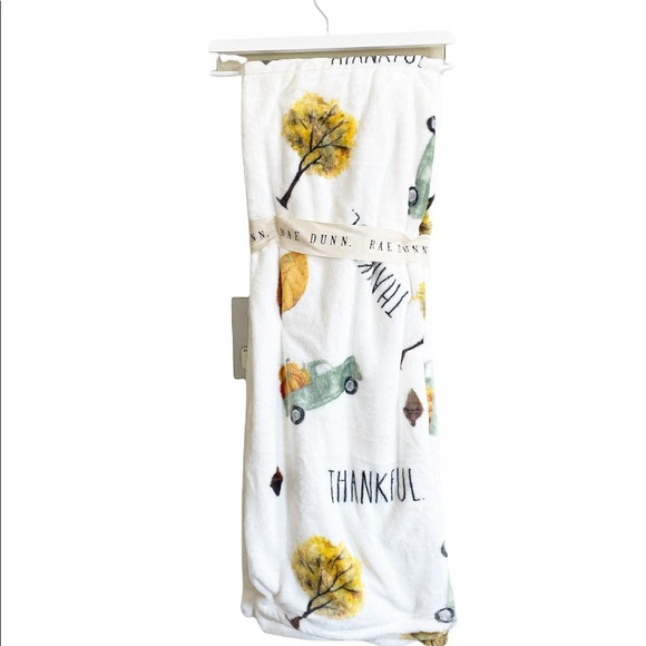 Rae Dunn | Bedding | New Rae Dunn Thankful Throw Blanket | Poshmark